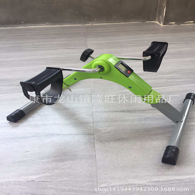厂供迷你健身车上下肢锻炼脚踏器美腿机腿部训练器材-绿色