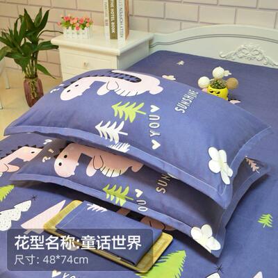 A pair of pillowcase pillow case cover 枕套 wash cotton