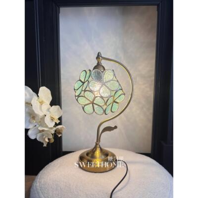 SweetHome *蒂凡尼花瓣中古复古老上海民国风卧室新中式床头台灯