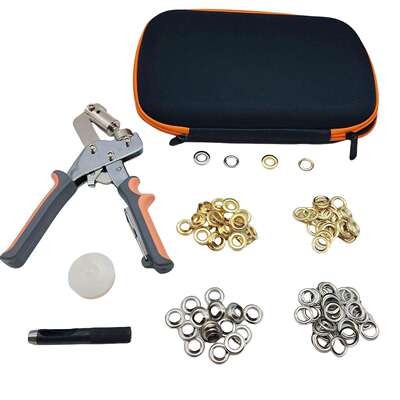 10m装m气孔扣打孔帆篷布装工具手压钳手动套金属安鸡眼扣气NIS眼