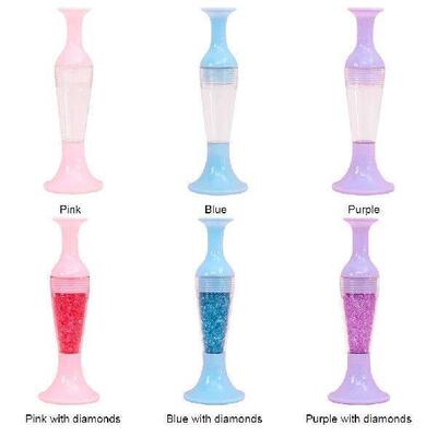 DIY Point Drill Tools Dotting Rhinestone Pen Vase Shape 5D