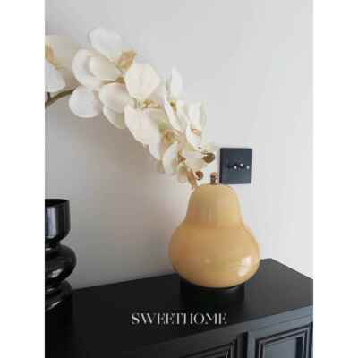 SweetHome *中古法式奶油梨子台灯充电触摸氛围生日礼物惊喜盒