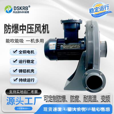 ExtDA21IP65防爆风机A21粉尘隔爆风机中压变频隔爆风机