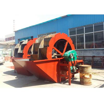 大型全套XSD3016型洗砂机自动轮斗单槽洗沙机保定供应洗砂设备