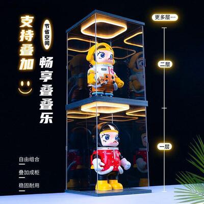 回型灯高清收纳盒适用10354指环王夏尔郡 The Shire 建筑模型积木