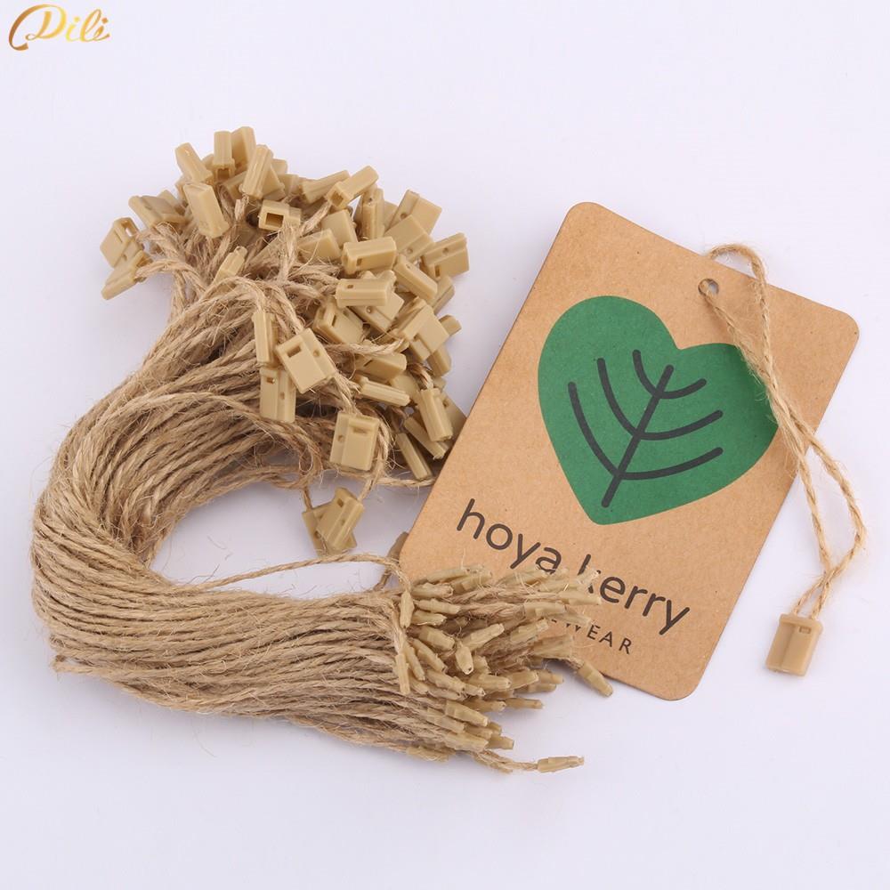 现货服装吊牌挂绳吊绳 方头麻绳吊牌线通用麻线通用吊粒 吊牌吊绳