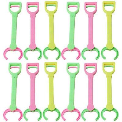 20 Pcs Mechanical Clip Toys Mini Robot Claw Plastic Machine