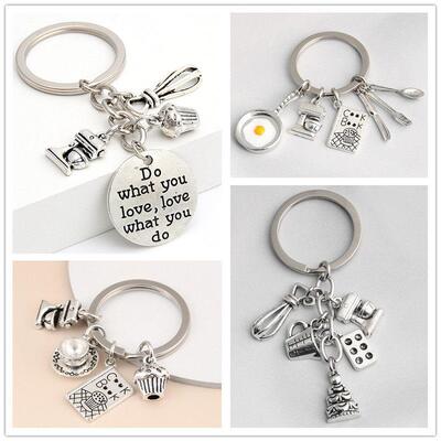 Dessert Keychain Baking KeyRing Cake Blender Moulds KeyChain