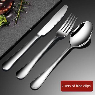 stainless steel Western tableware knives and forks