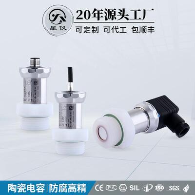 星仪CYYZ571AF陶瓷电容防腐压力变送器防堵塞高精度防爆传感器