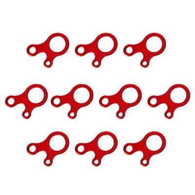 10Pcs Windproof Buckle Clamp Set Aluminum Alloy Rope