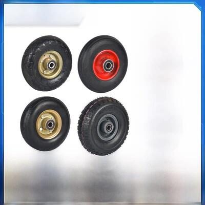 45.0英寸-4橡胶实心小车轮虎车拖车小推车配件脚轮重载