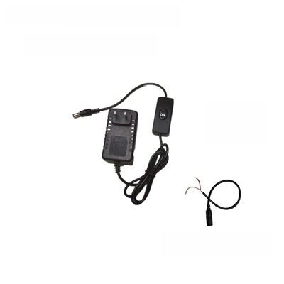 220V转Dc12V24V1A2A1.5A2A3A4A5Aled灯带电源适配器变压器带开关