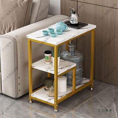 可厅移动边几功能带轮客沙多发角边柜岩板小茶几几卧室床头W5K75M
