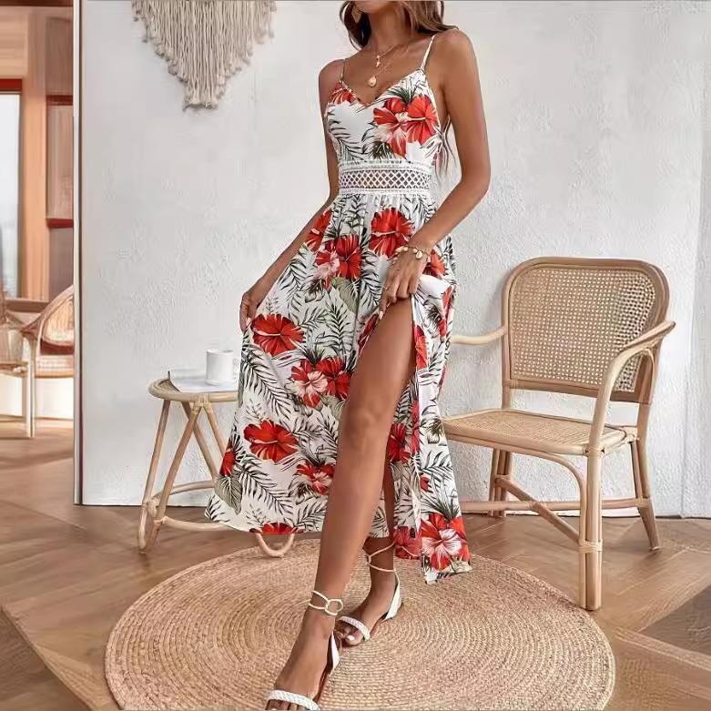 Flower print dress 花朵印花连衣裙