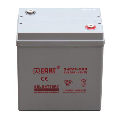 6V200Ah游览车动力电池 3-EVF-200 高尔夫球车用胶体蓄电池系列