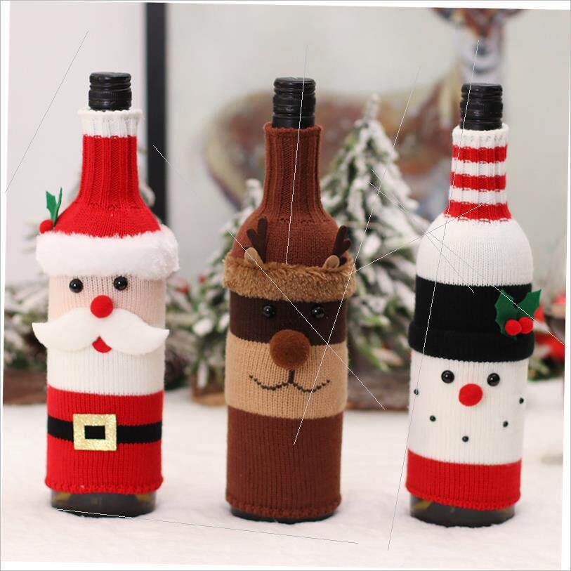 Christmas bottle cartoon old man snowman bottle sleeve酒瓶套