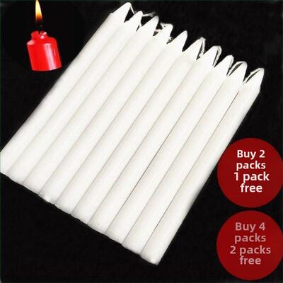 Red and white candle household lighting candles daily use