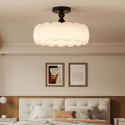 款全光谱护眼202BCC6新馨复古中古风奶油风吸顶灯创温意儿童房卧