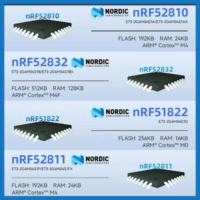 亿佰特nRF52810/52832/52811/51822无线 线蓝牙模块BLE4.2/5.1低