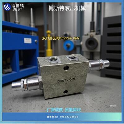 双向溢流阀DCRV45-06N双交叉液压减震液压泄放缓冲阀厂家直供