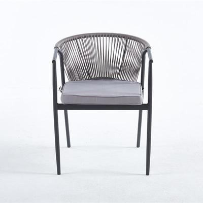 室内谈餐桌椅装11718枪灰718洽单人椅 舒适套背椅子 家用聚靠会餐