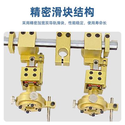 514双夹头铁组件烙双工位夹咀焊锡机烙铁高频具夹双UKR头微调头组