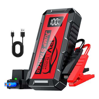 亚马逊汽车应急启动电源搭电宝12V8000A大容量车载电瓶打火神器