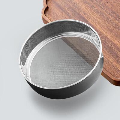 Handheld Round Flour Sifter for Kitchen Baking, Ultra-Fine M