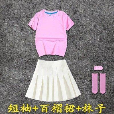 正品儿表演服青春活力糖果纯棉演出装子天空六童一小色学生孩舞蹈