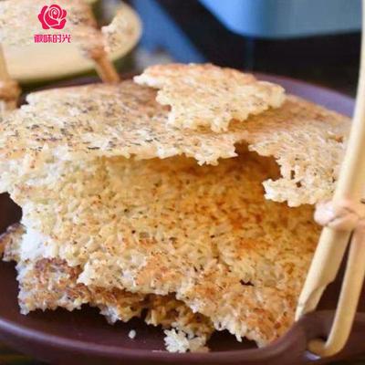 安徽庐江特产农家手工老灶锅巴袋装原味大米糯米柴火散非油炸同城