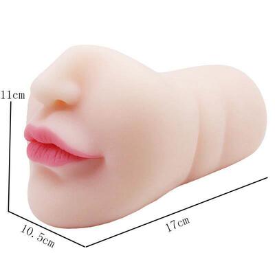 Oral Mouth Male Masturbator Cup Sex Toy For Men Deep