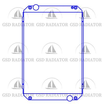 VOLVO L60 H L70H L90H 17472657装载机水箱散热器