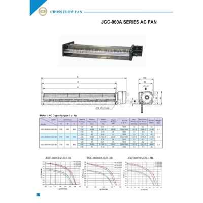 JGC-06052A JGC-06060A JGC-06070A金亿翔J.Y.S双电压横流风机