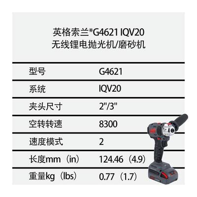 英格索兰 G4621 IQV20™ 磨光机/磨砂机