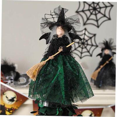 Halloween decoration witch doll tabletop figure decoration