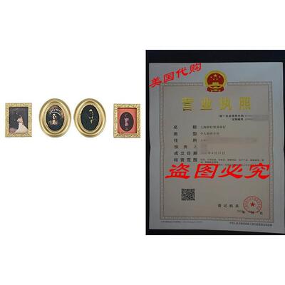 MagiDeal Resin Frame Mural Wall Painting Dollhouse Miniatur