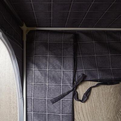 学生宿舍床帘加蚊一用体式上铺wa4458下铺帐全遮光防蚊全通带支架