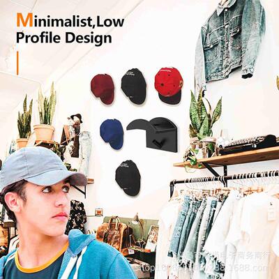 10Pcs Hat Holder y Wall Mount Hook For Baseball Cap Casual H