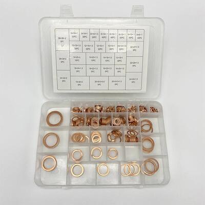 IMP81船3082800环工具箱用铜紫铜修理盒紫A铜油封垫片568/350PCS