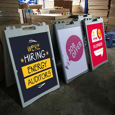 注水A板海塑料广告展报架手提式广示告810牌K架T板展架双面宣传架