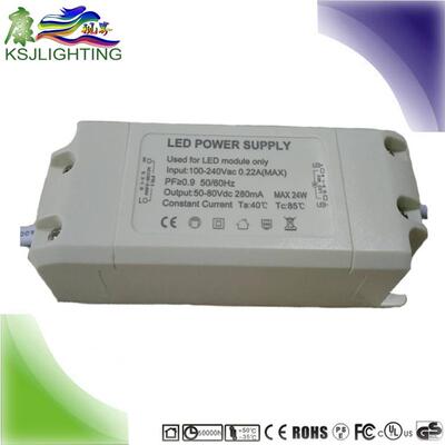 30W28-42V 750MA 低谐波 双PFC无频闪 过认证LED面板灯电源