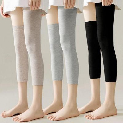 轻薄款护膝女士老寒腿空调房防寒不下滑护腿长筒护套膝盖男