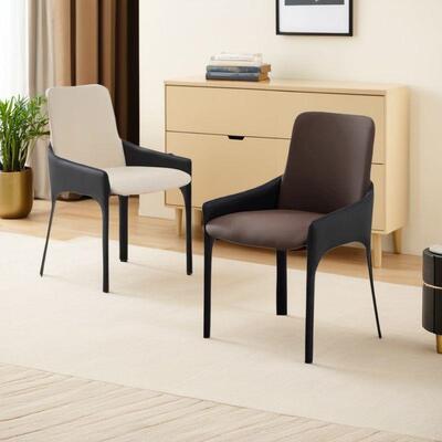 意式马简餐椅北欧现代极椅子轻奢简约酒店692家厅用餐靠背椅洽鞍