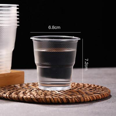 Thickened disposable aviation cups, plastic cups, clear cups