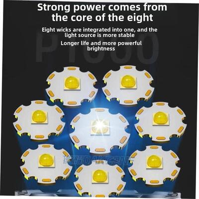 超火5000LM可变焦xl - l T6 LED手电筒手电筒灯