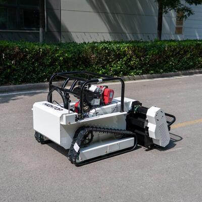 出口捷克智能履带式割草机lawnmower果园碎草机农用开荒割草机