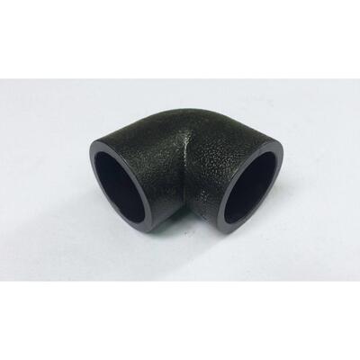 Pe管件Pe弯头202532直弯套筒对接热熔管件黑色新材料室外给水管弯