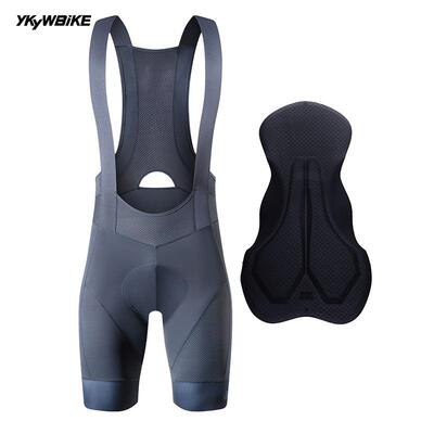YKYWBIKE跨境新品骑行短裤男夏季透气吸汗运动海绵坐垫背带骑行服