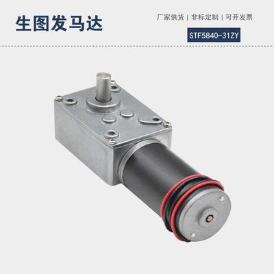 5840-31ZY钢管减速电机大扭力减速电机开窗器蜗轮蜗杆减速马达厂